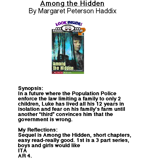 Among The Hidden Series